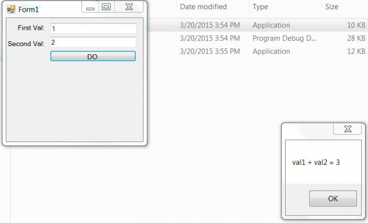 Using Of Custom Delegates In C In Windows Form Sourcecodester